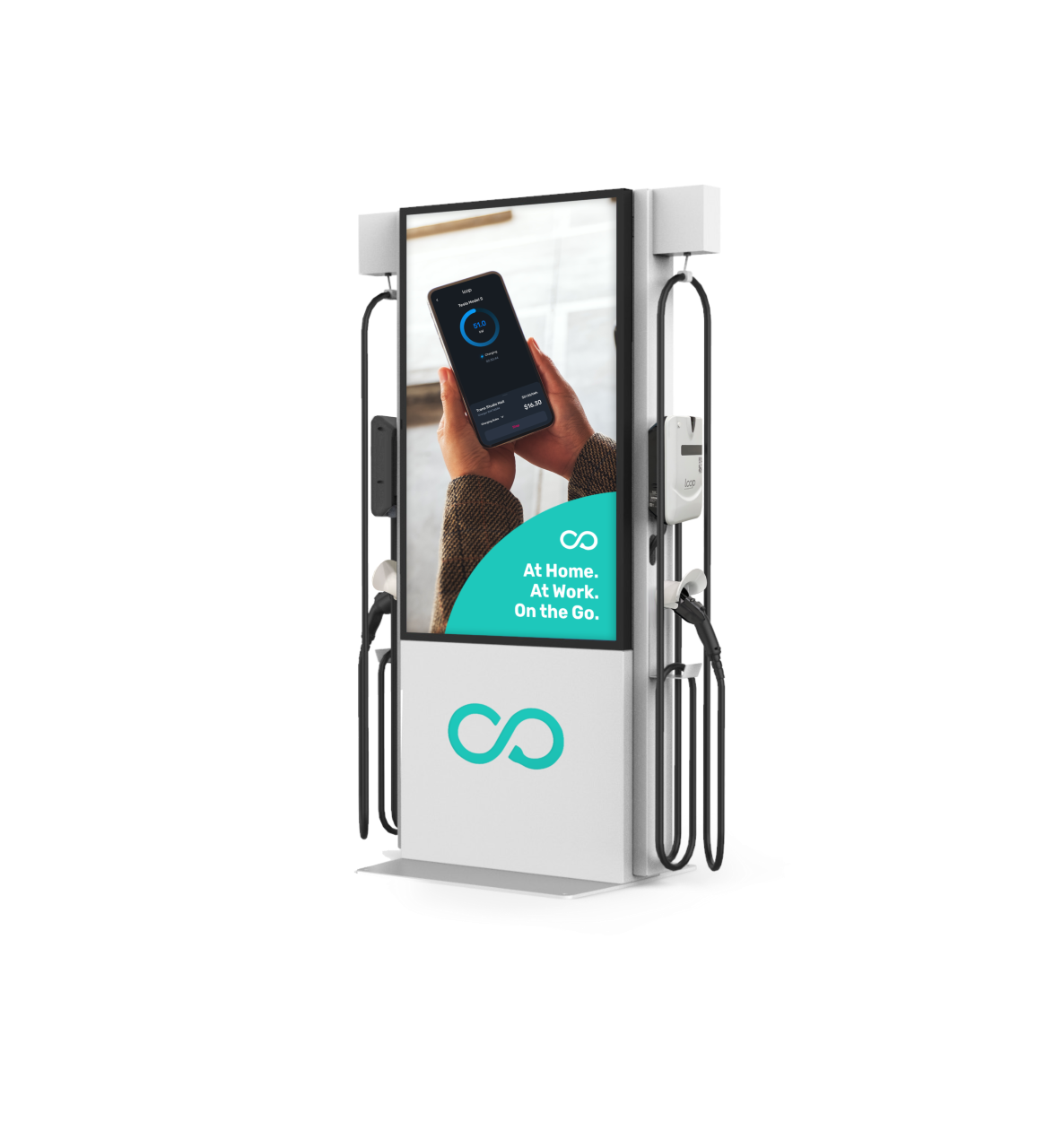 Loop Electric Vehicle Charging Point with LCD Screen – KniTec