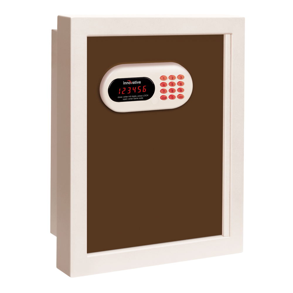 Innovative innWS Wall Mount Hotel Safe H: 21” x W: 18” x D: 6 1/2" 5 Y ...